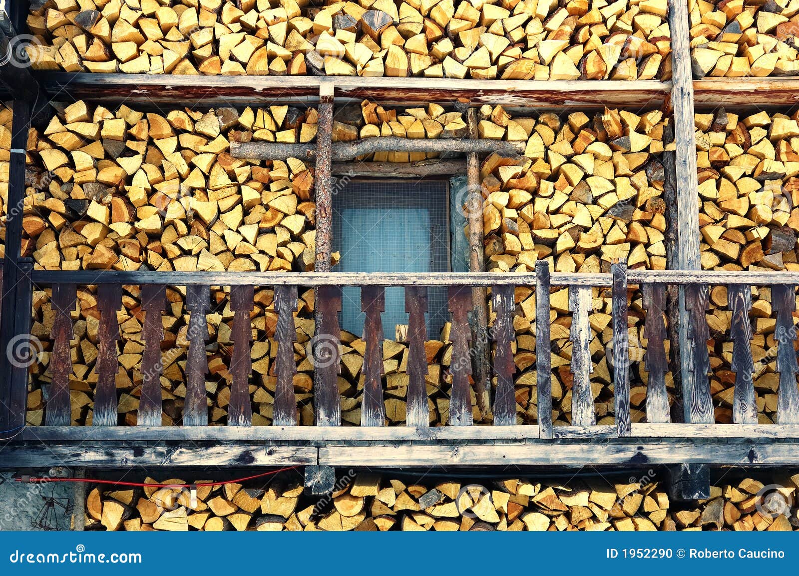 Stack wood house stock photo. Image of shapes, mountain - 1952290