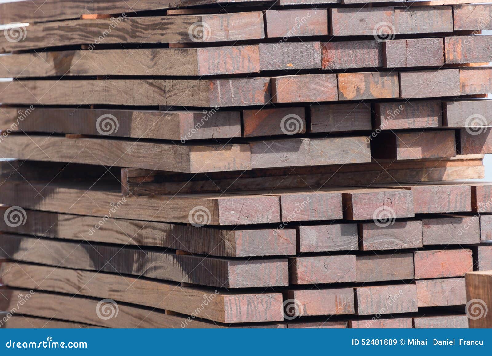 Stack of wood planks stock image. Image of softwood, stack - 52481889