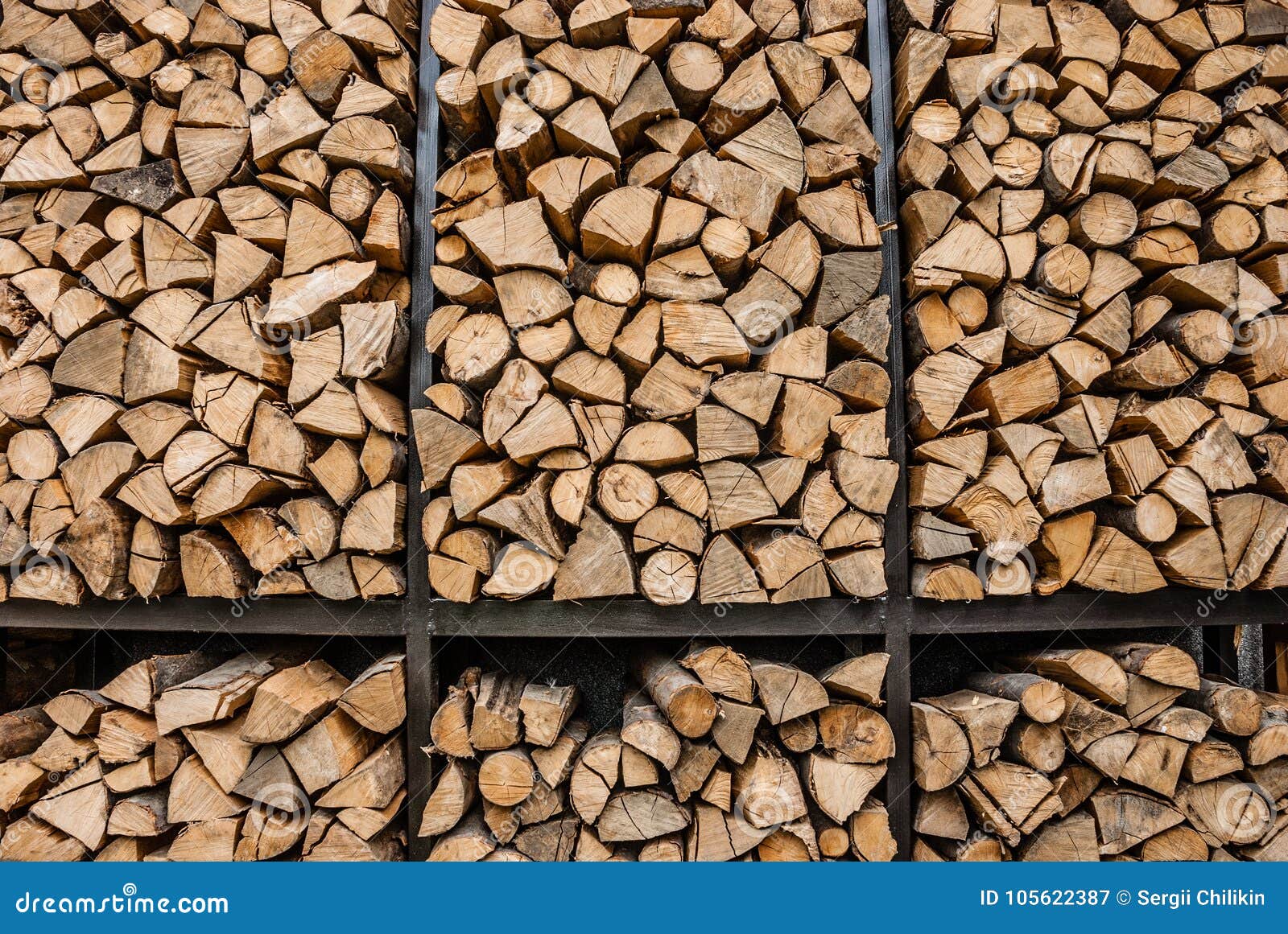 Stack of wood. stock image. Image of woodpile, material - 105622387
