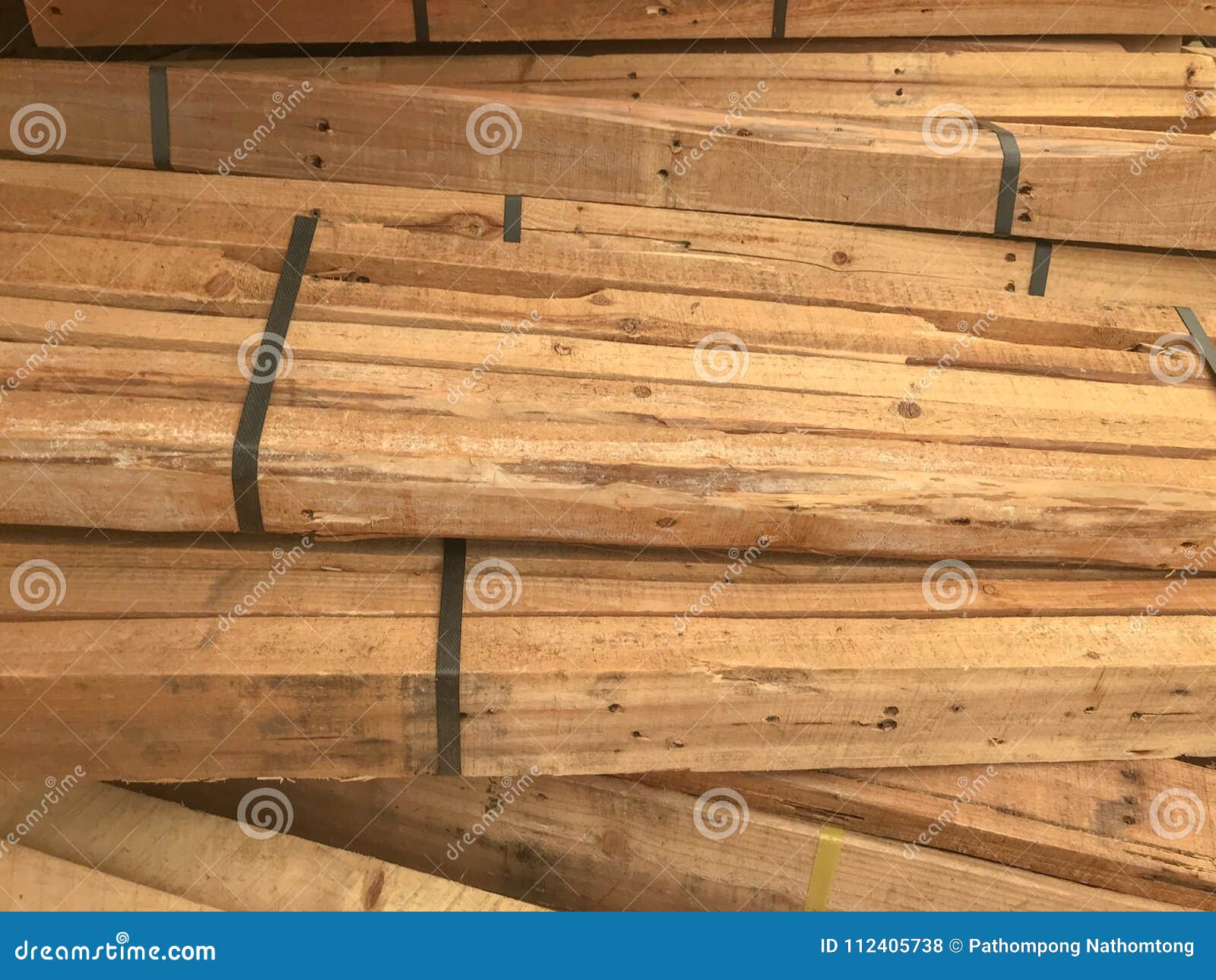 Stack of Wood in Storage Warehouse Stock Photo - Image of environment ...