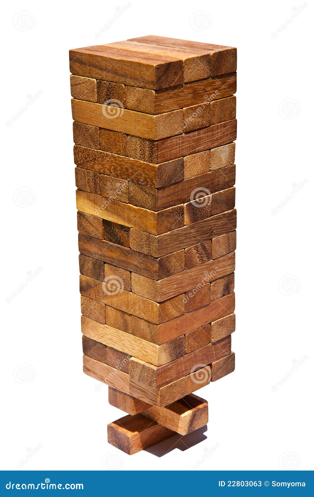 Stack of Wood with Unstable Condition on White Bac Stock Image - Image ...