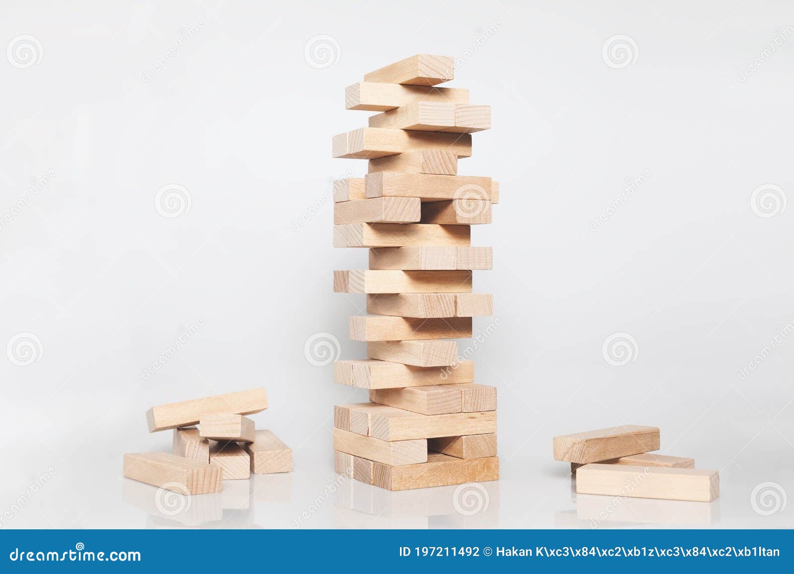Stack of Wooden Block, Tower Stock Photo - Image of blocks, concept ...