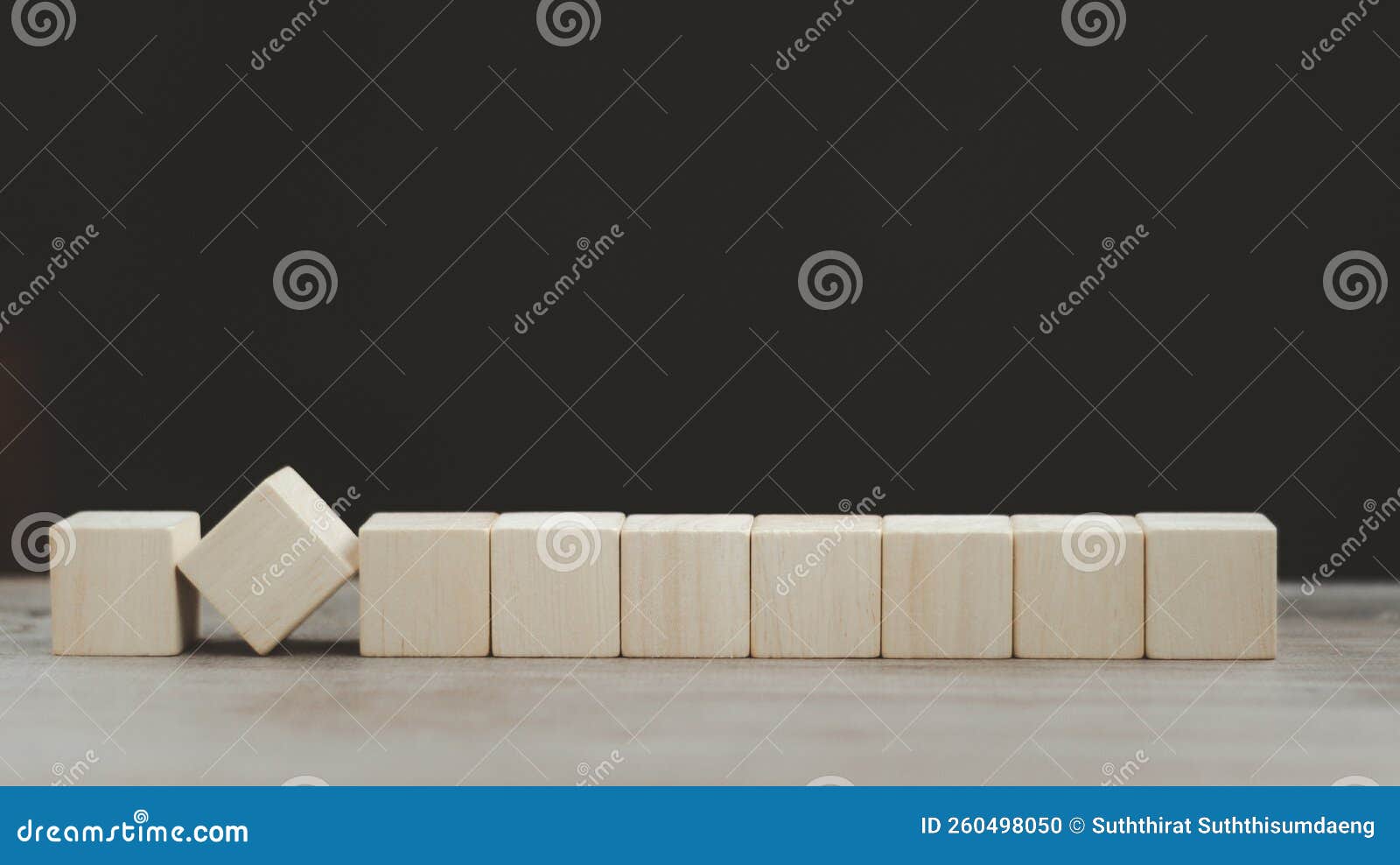 Stack Wooden Blocks on a Dark Background Stock Photo - Image of ...