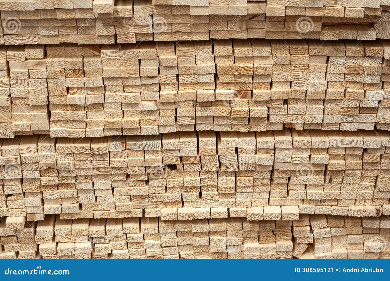 Stack of Wooden Blocks, a Pile of Wooden Blocks is Neatly Stacked on ...