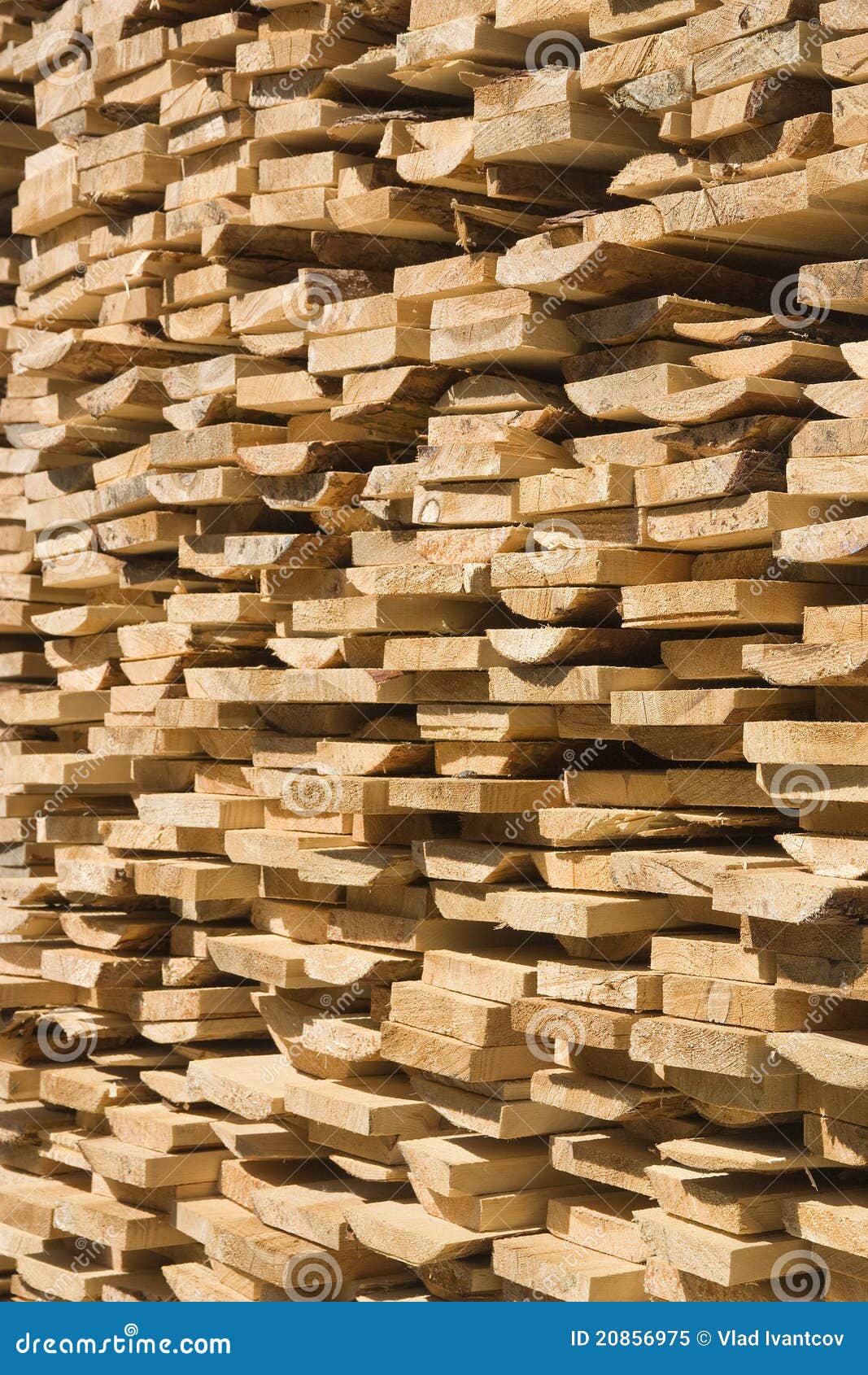 Stack of wooden boards. stock image. Image of outdoors - 20856975