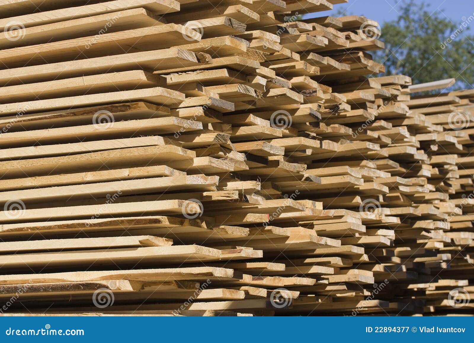 Stack of wooden boards. stock image. Image of stack, timber - 22894377
