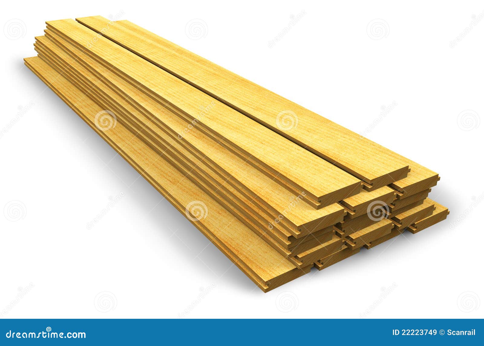 Stack Of Wooden Construction Planks Royalty Free Stock Images - Image ...
