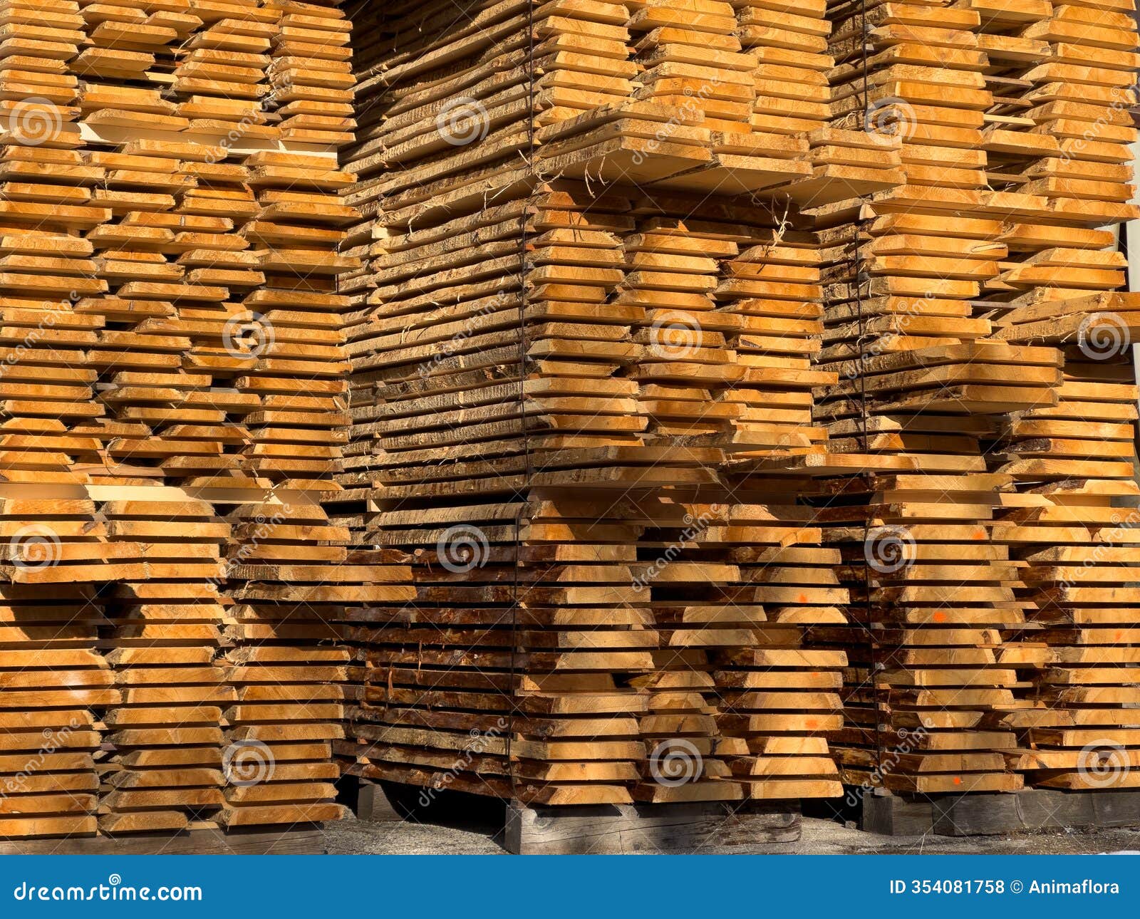 Stack of Wooden Pallets,Lumber in the Lumber Industry, Boards Stock ...