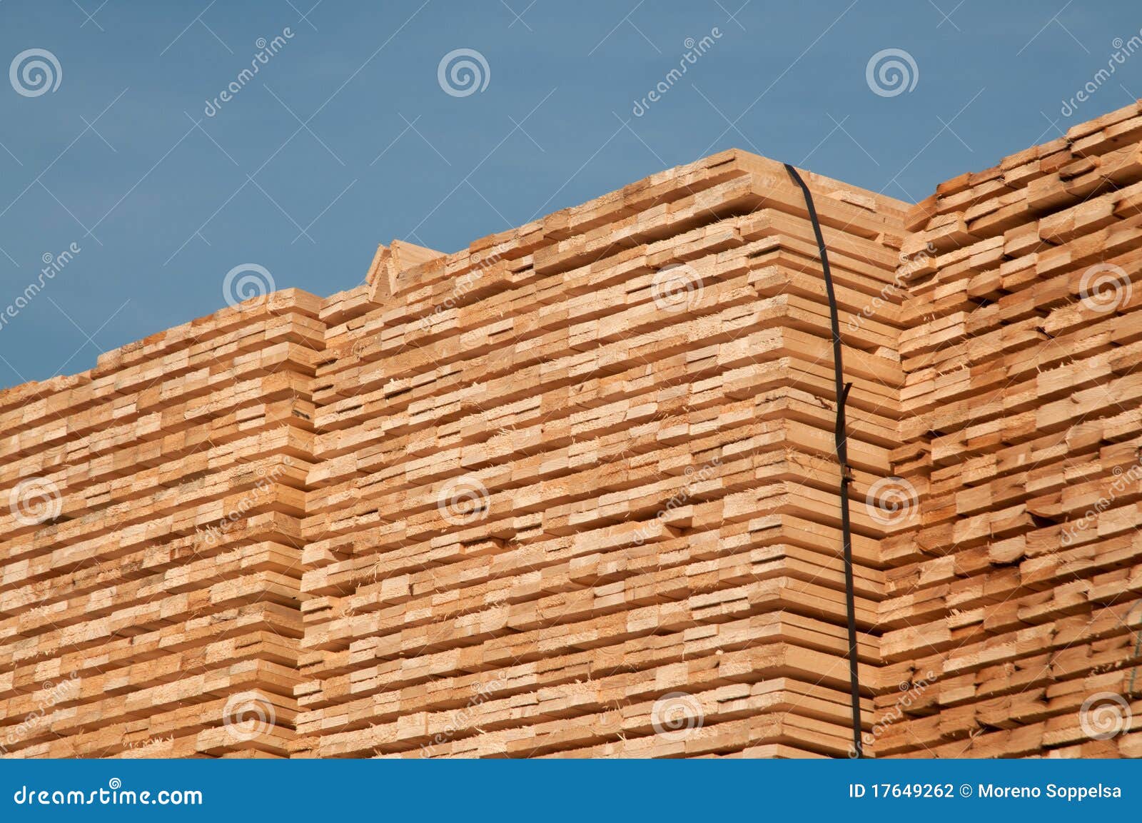 Stack of wooden planks stock photo. Image of wood, natural - 17649262