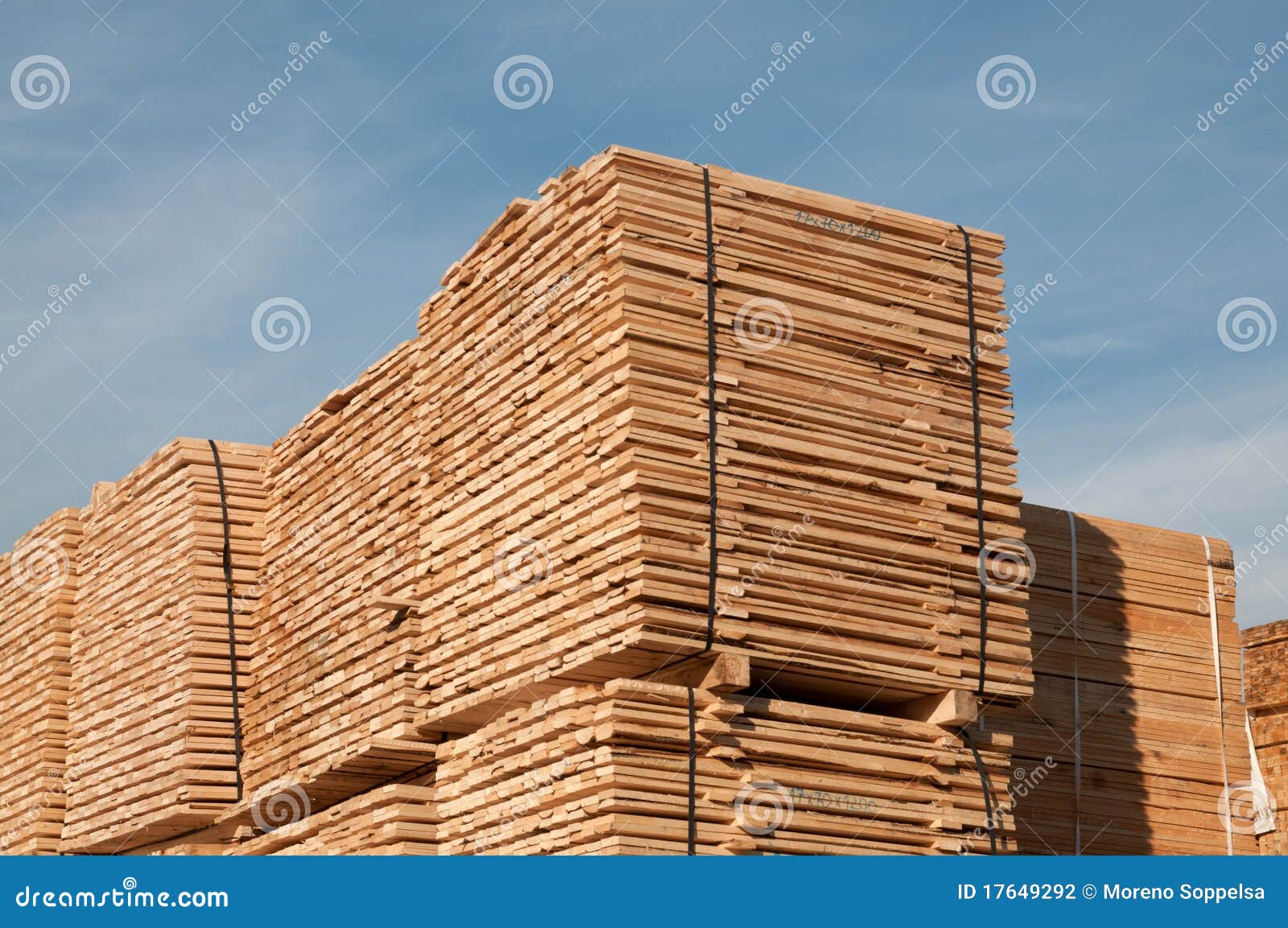 Stack of wooden planks stock photo. Image of estate, board - 17649292