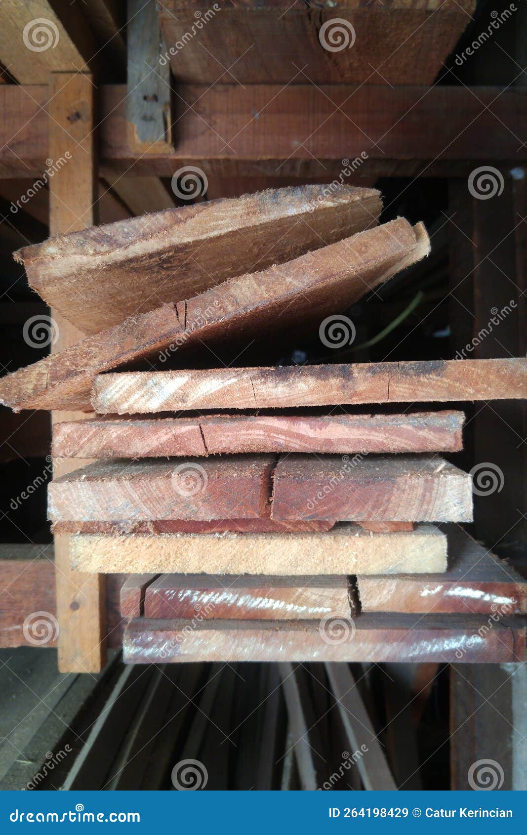 Stack of Wooden Planks for Furniture Construction Stock Image - Image ...
