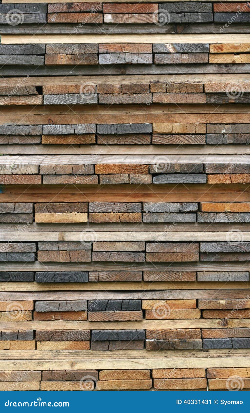 Stack of wooden planks stock image. Image of forestry - 40331431