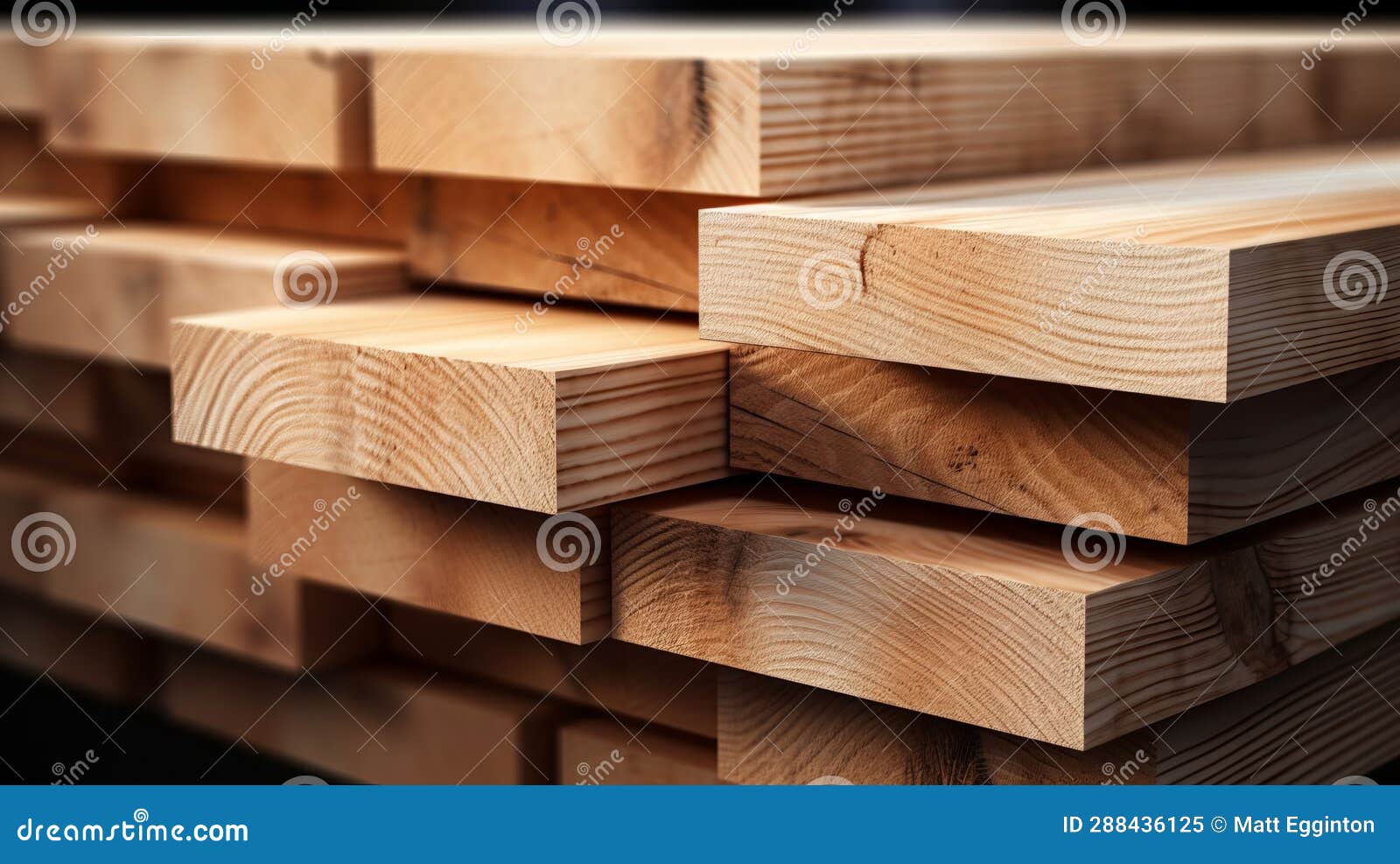 Photo of Stacked Wooden Planks Stock Illustration - Illustration of ...