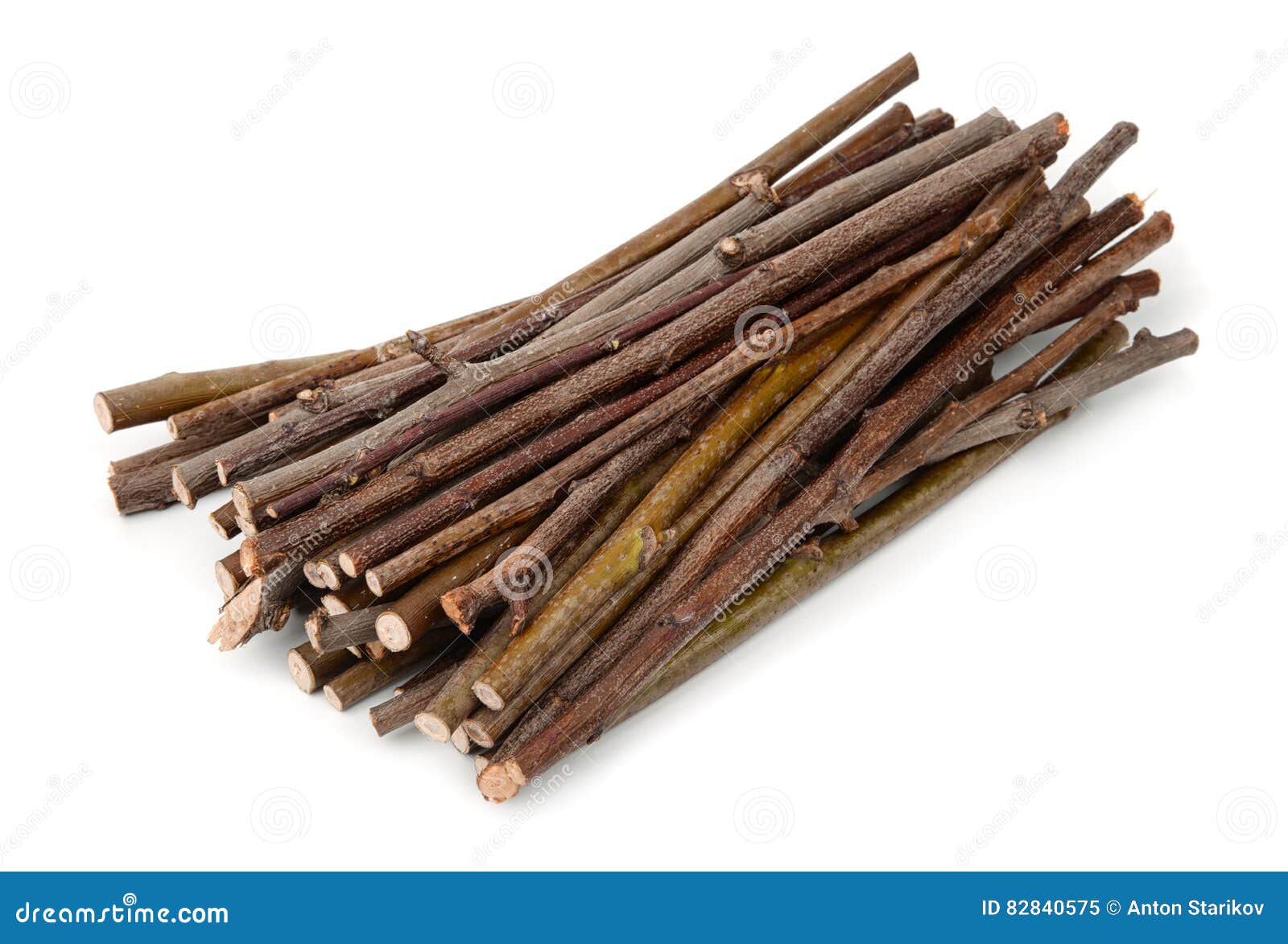 Stack of wooden twigs stock image. Image of horizontal - 82840575