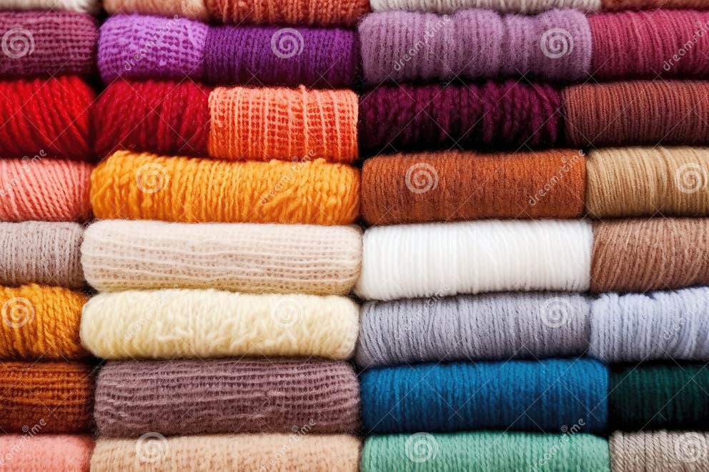 Stack of Wool Swatch Samples Stock Image - Image of fashion, elements ...