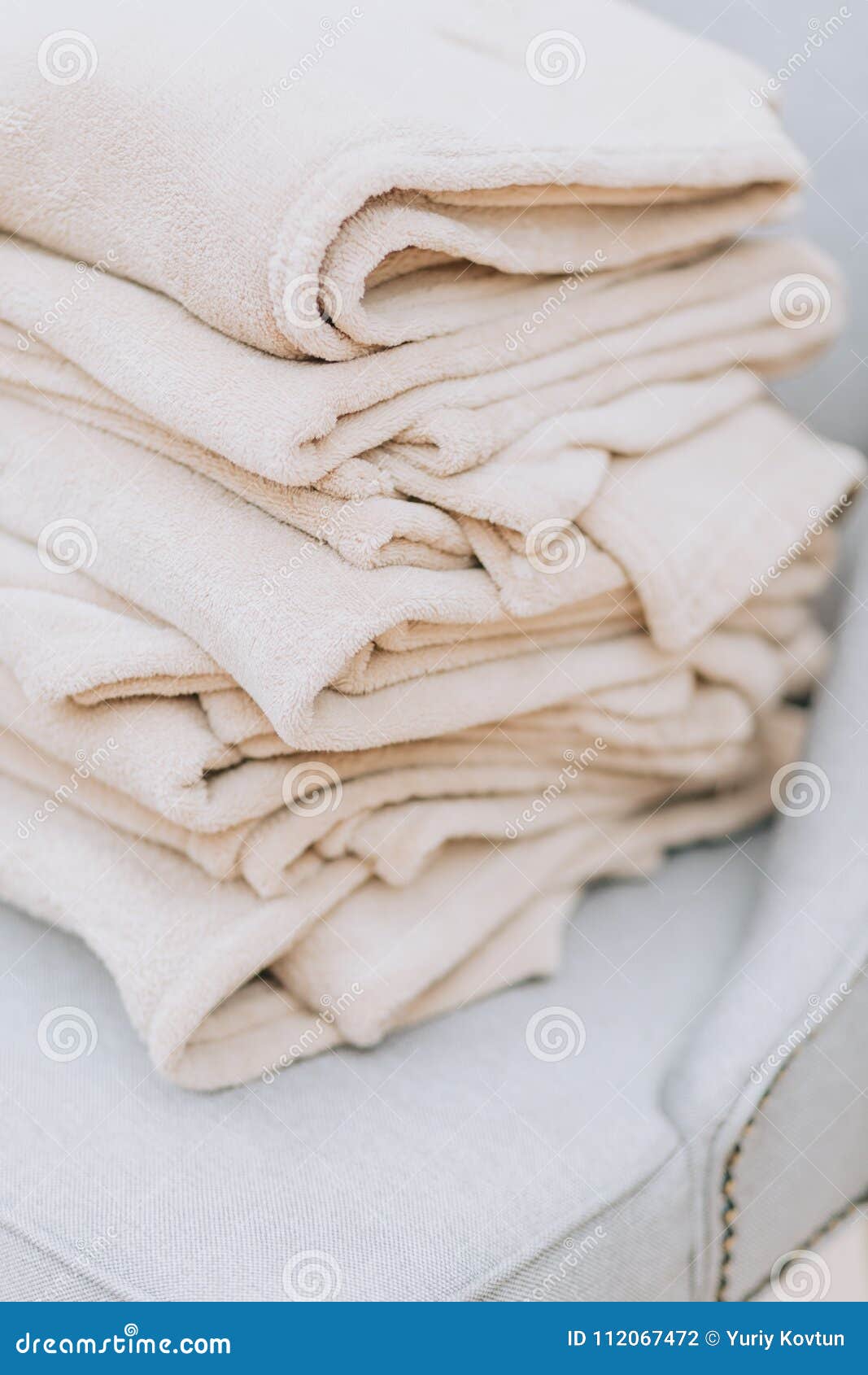 Stack Woolen Blankets Autumn Concept Stock Photo - Image of soft ...