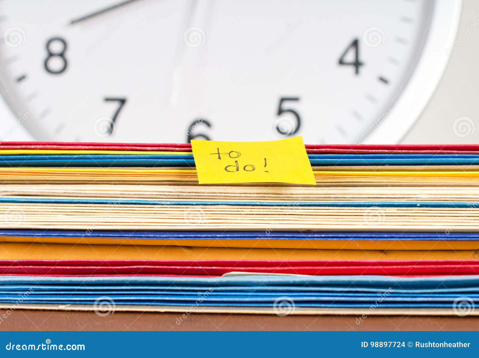 Deadline or task list stock photo. Image of data, office - 98897724