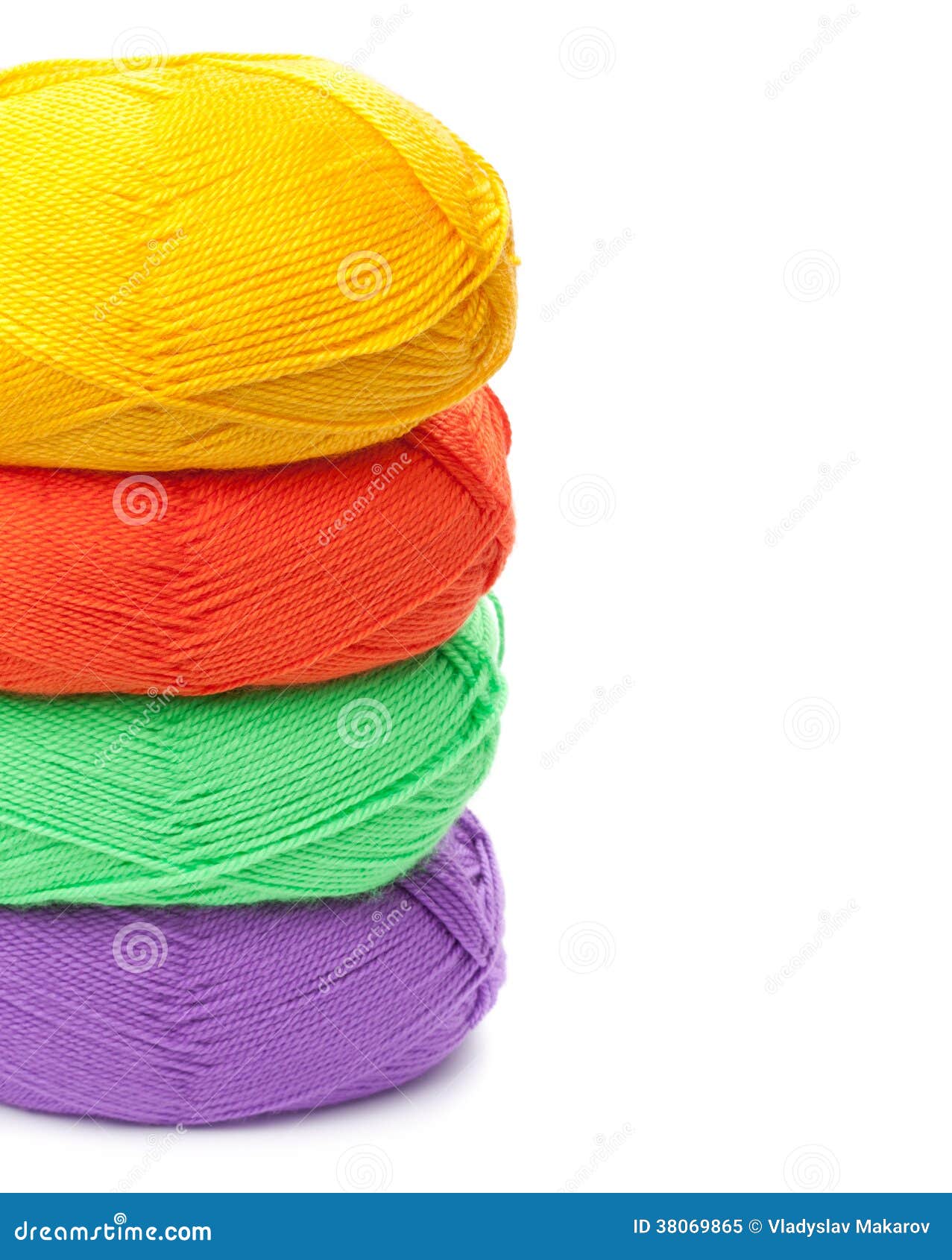 Stack of yarn skeins stock image. Image of oval, closeup - 38069865