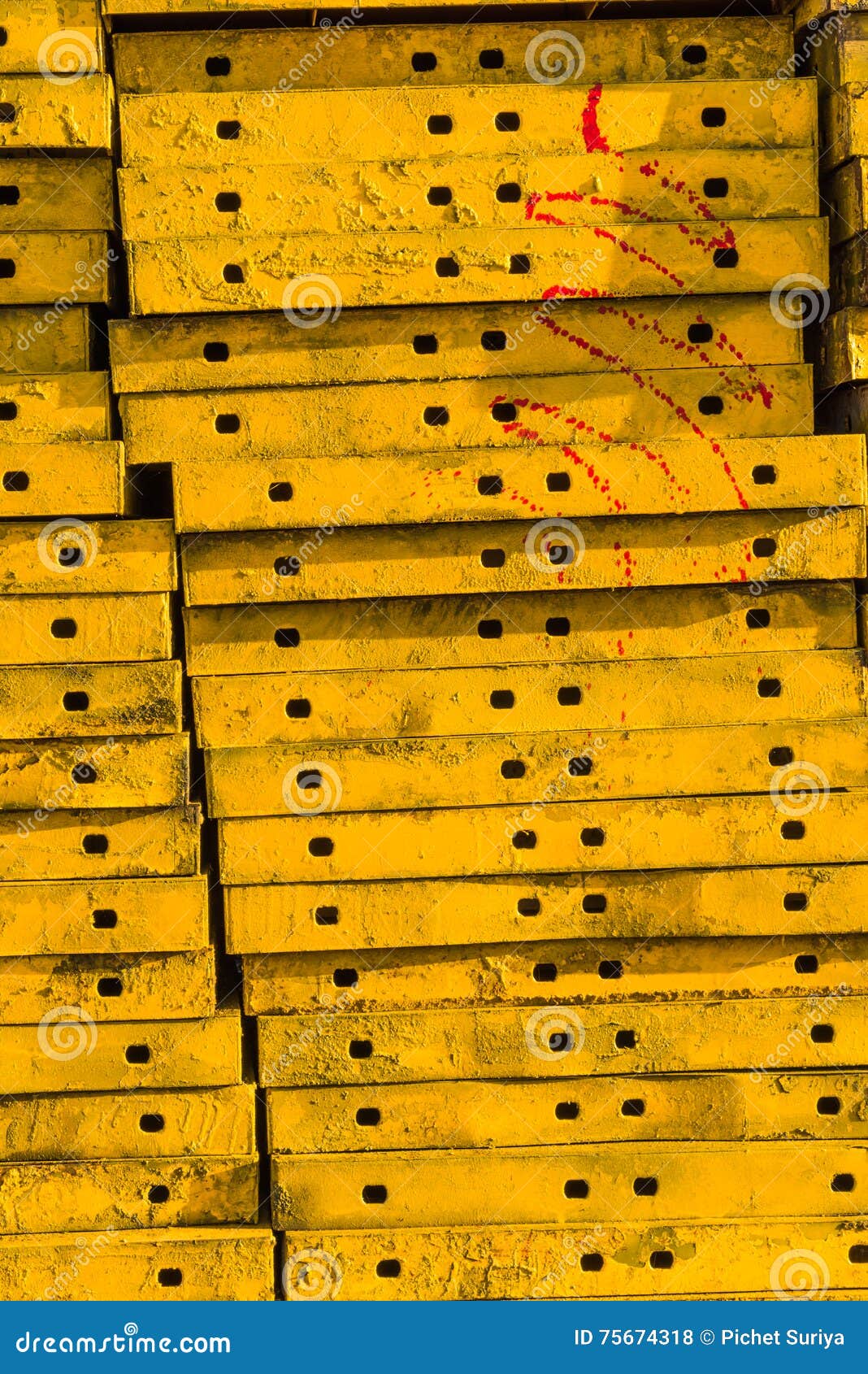 Formwork And Steel Reinforcement For Base Plate Or Foundation Wall ...