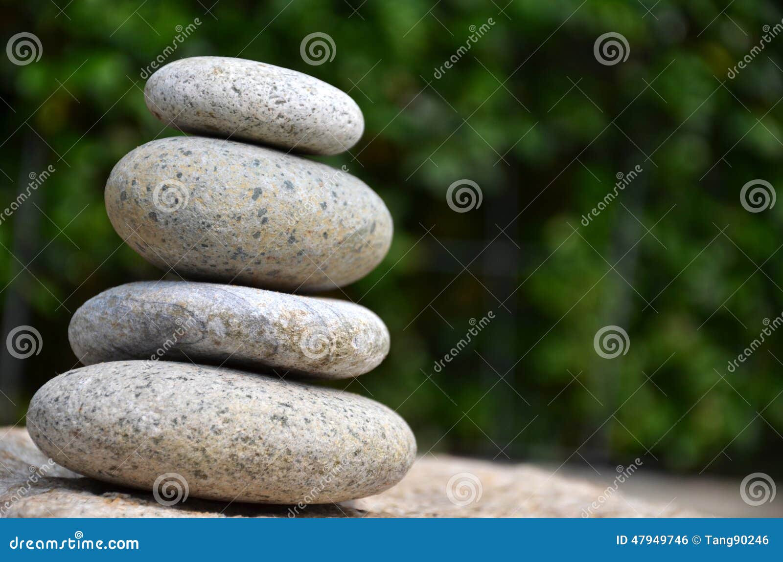 Stack of Zen Rocks in Garden Stock Photo - Image of park, concept: 47949746