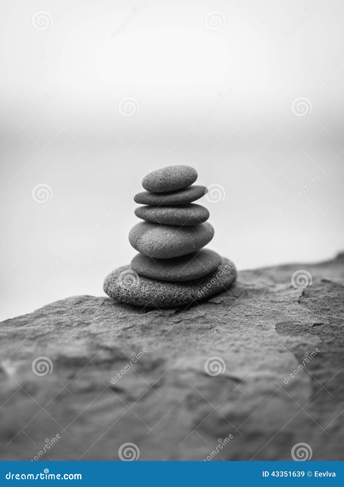 Stack of zen stones. stock image. Image of outdoor, group - 43351639