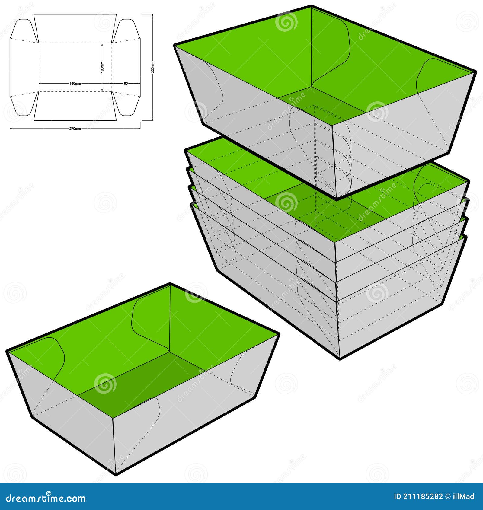 Stackable Cardboard Tray, To Transport Cupcakes, Sweets, Special for ...