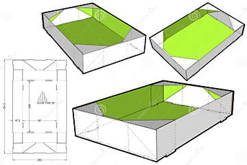Stackable Retail Double Edge Box Internal Measurement 24.8x 16.7+ 4.75 ...
