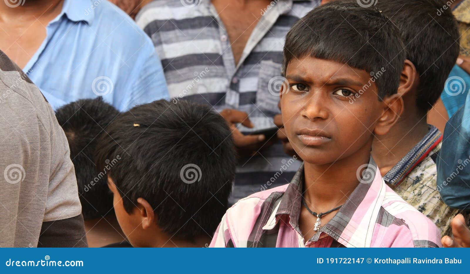 Stackars Indianska Pojkar Och Flickor Hyderabad India Stock Video ...