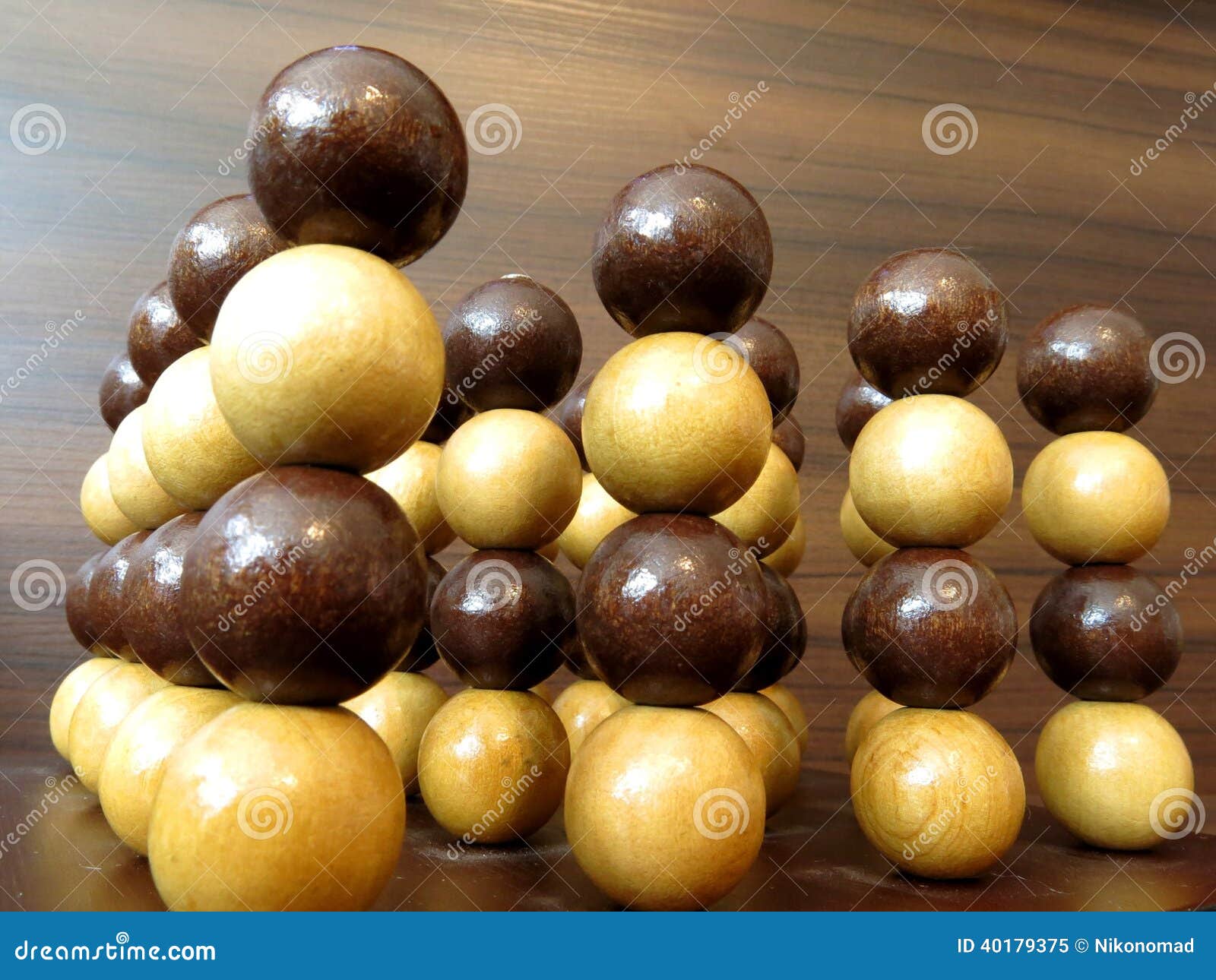 Stacked Balls Macro Abstract Stock Image - Image of marble, puzzle ...