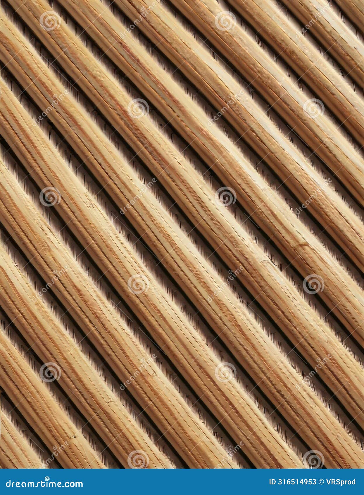 Stacked Bamboo Sticks Creating Parallel Lines Stock Image - Image of ...