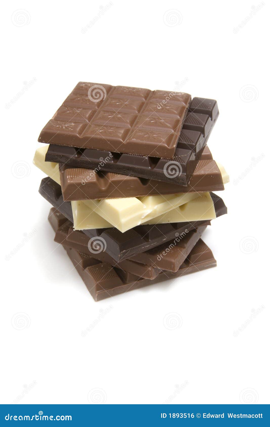 Stacked bars of chocolate stock photo. Image of colours - 1893516
