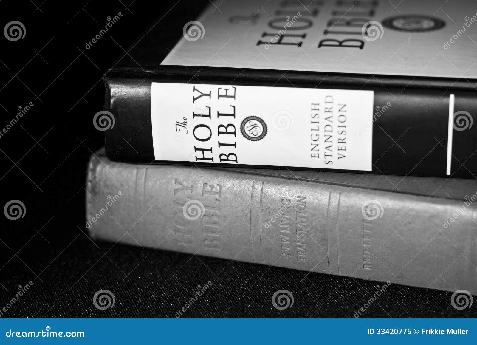 Stacked Bibles stock image. Image of dark, white, religion - 33420775