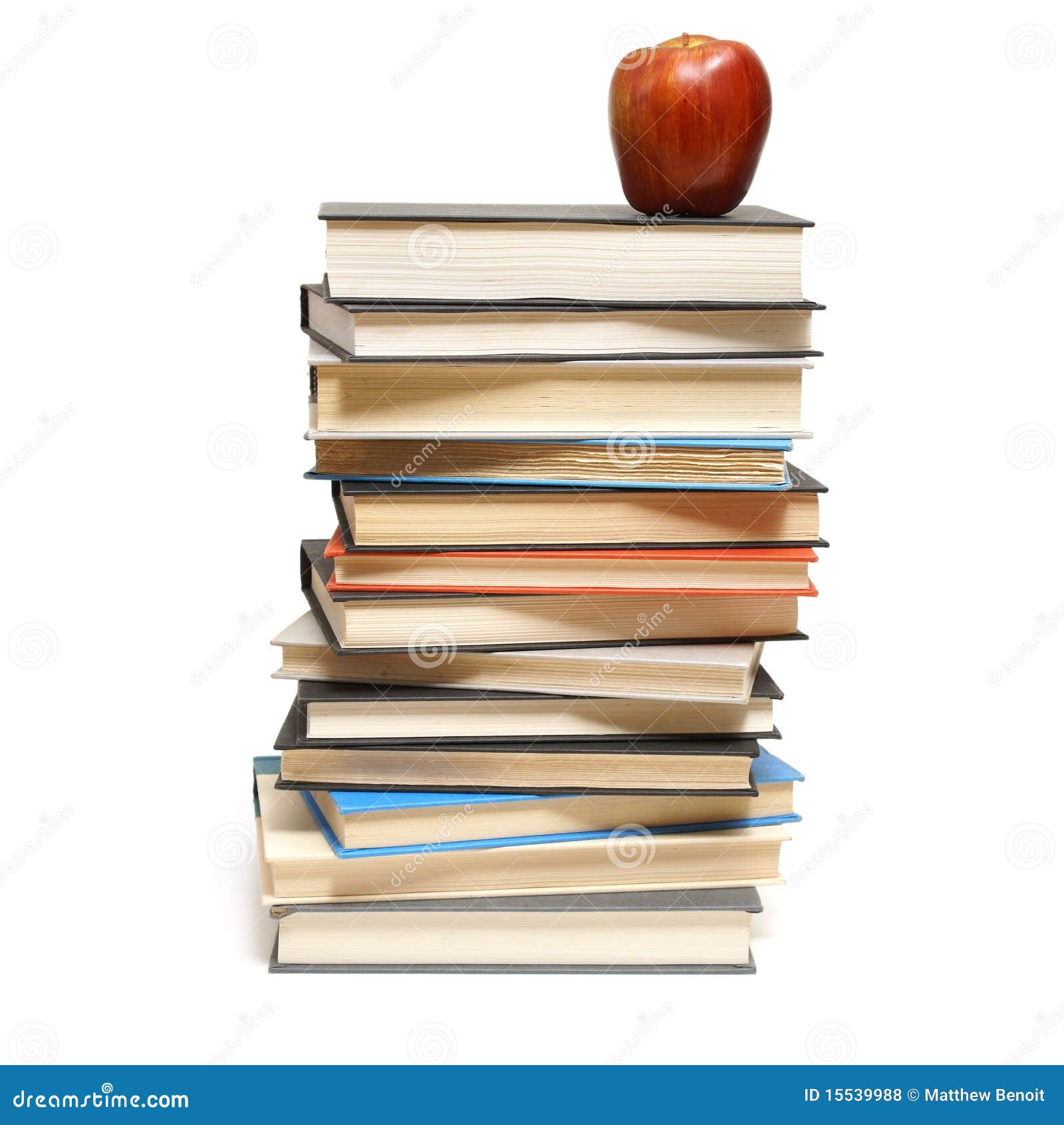 Stacked Books stock photo. Image of background, education - 15539988