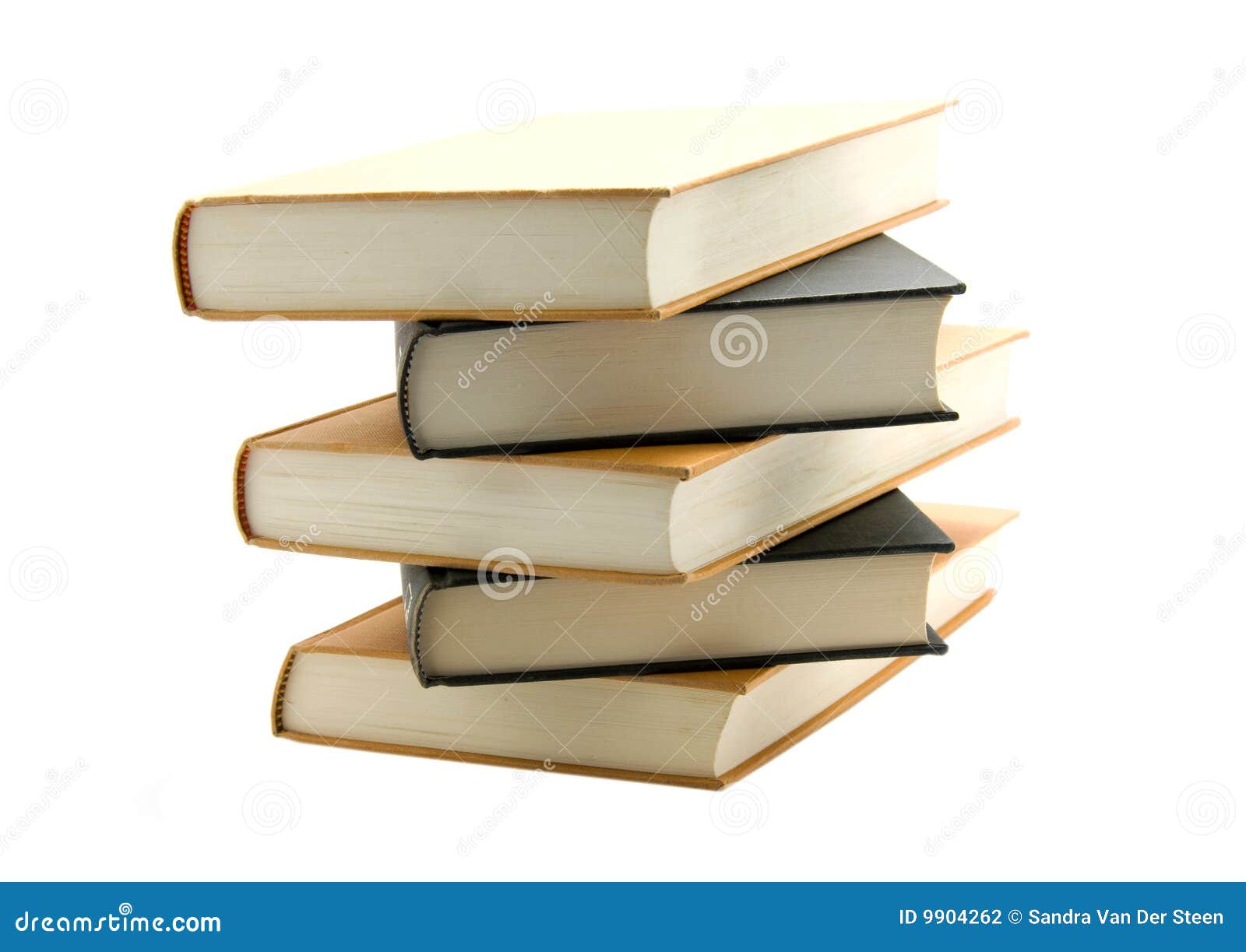Stacked Of Books On Black Background Stock Image | CartoonDealer.com ...
