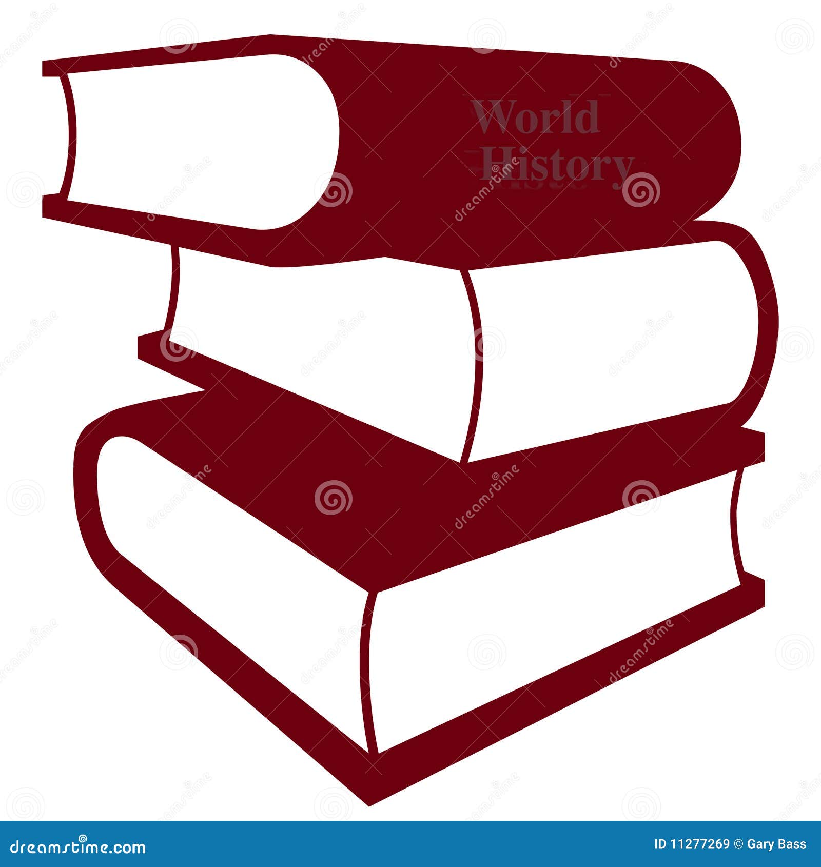 Stacked Books Outline Icon Vector Illustration | CartoonDealer.com ...