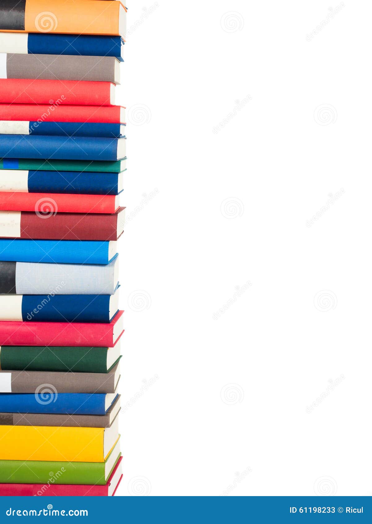 Stacked Books Background Stock Photo | CartoonDealer.com #27681618