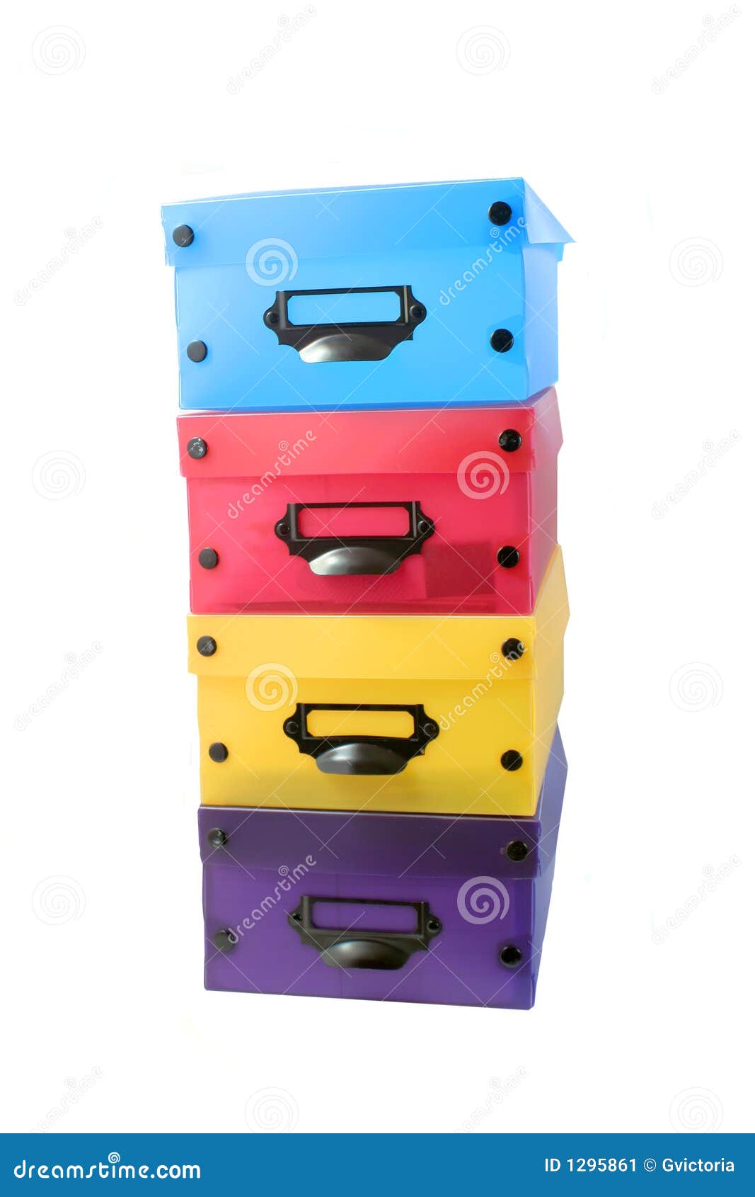 Stacked boxes stock image. Image of colorful, organizing - 1295861