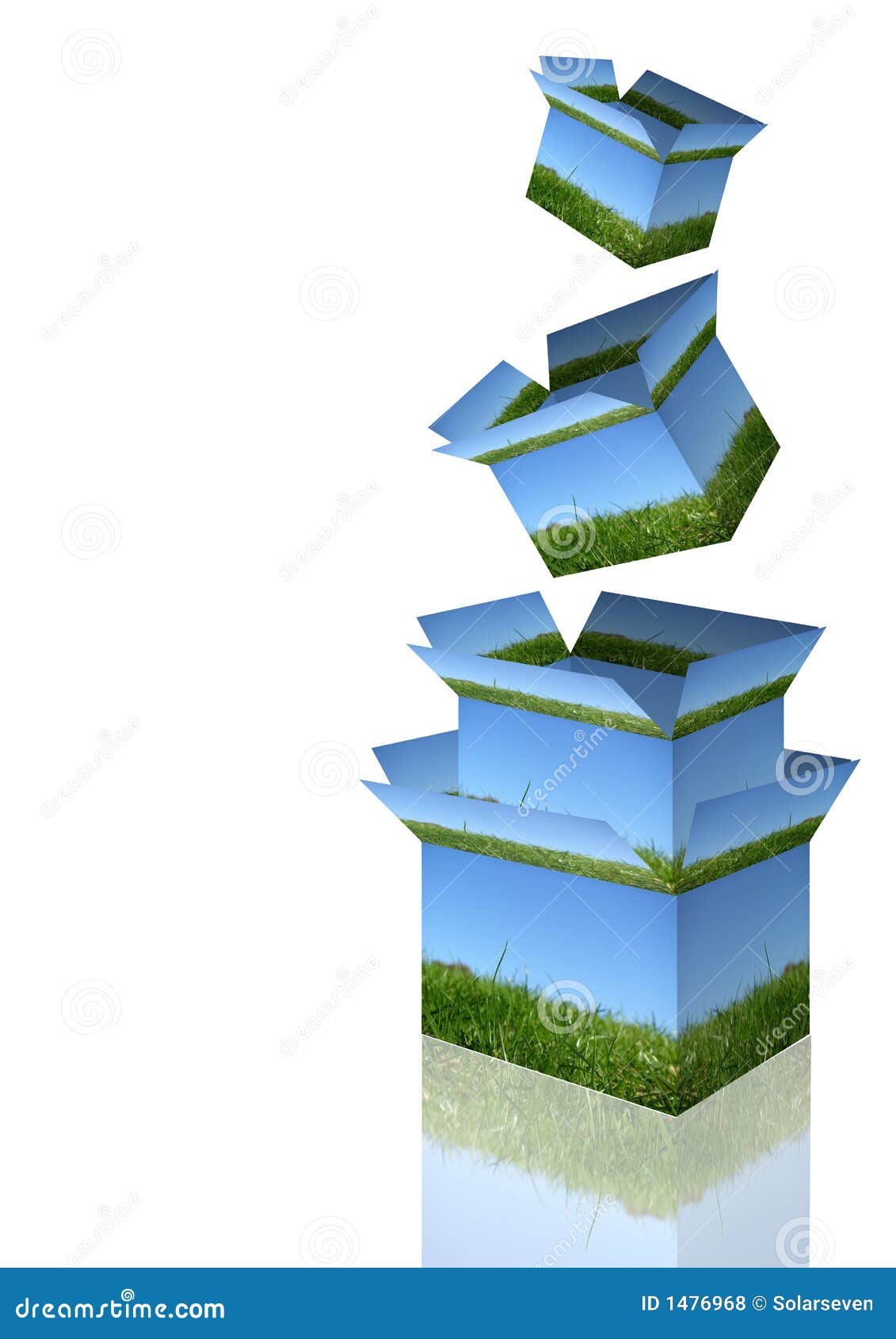 Stacked Boxes stock illustration. Illustration of crate - 1476968