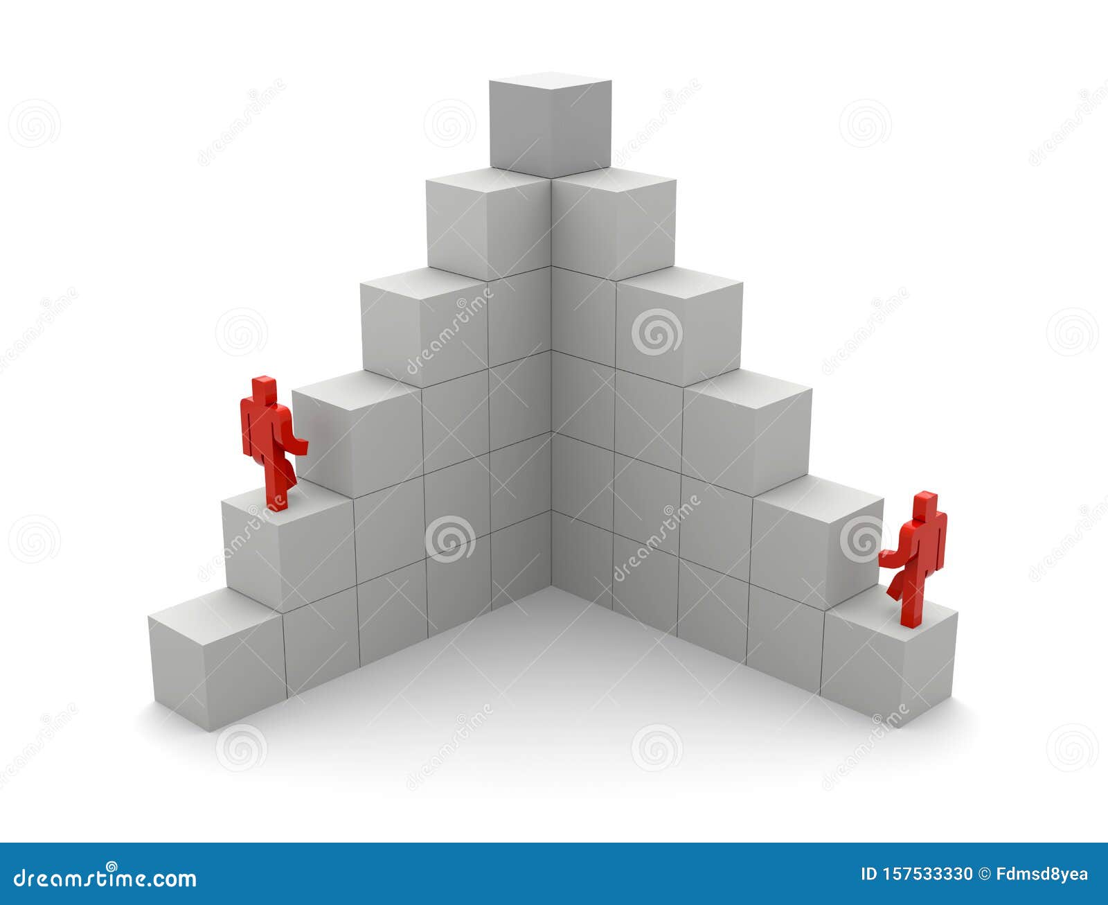 Stacked Boxes and Pictograms Stock Illustration - Illustration of ...
