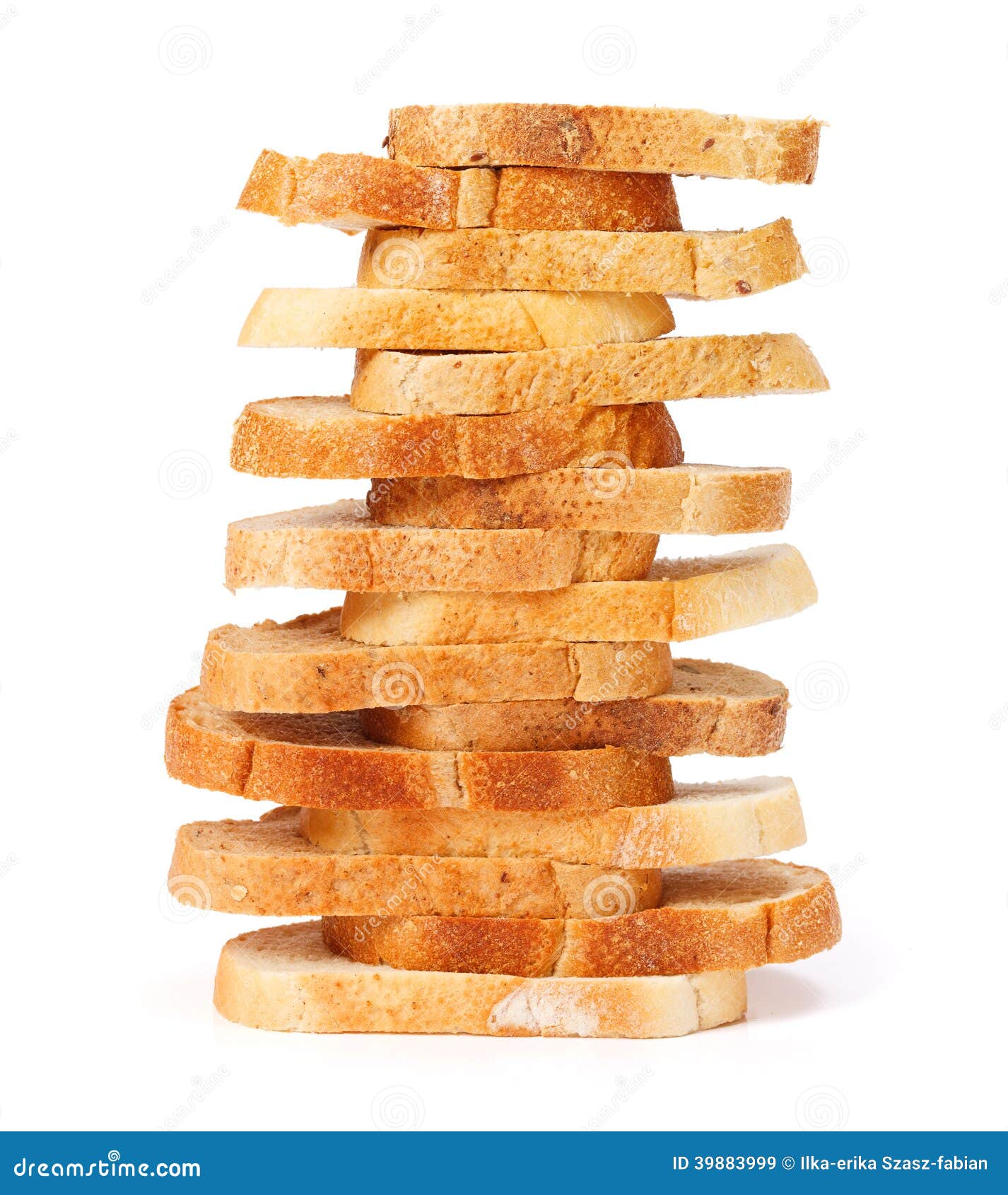 Stacked bread slices stock image. Image of slices, bakery - 39883999