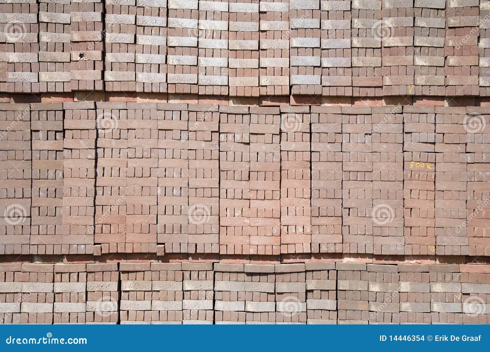 Stacked Bricks For Construction. Architecture Royalty-Free Stock ...