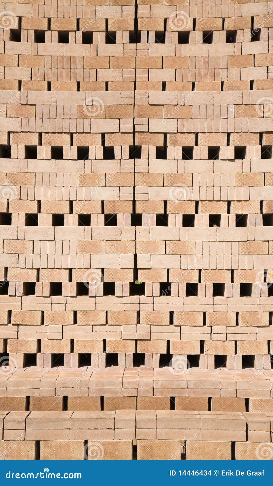 Stacked bricks stock photo. Image of stack, stacked, material - 14446434