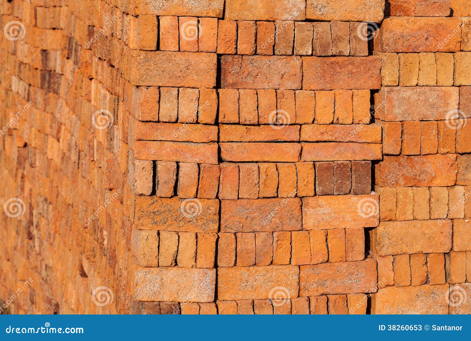 Stacked of bricks stock image. Image of stack, stow, rectangular - 38260653