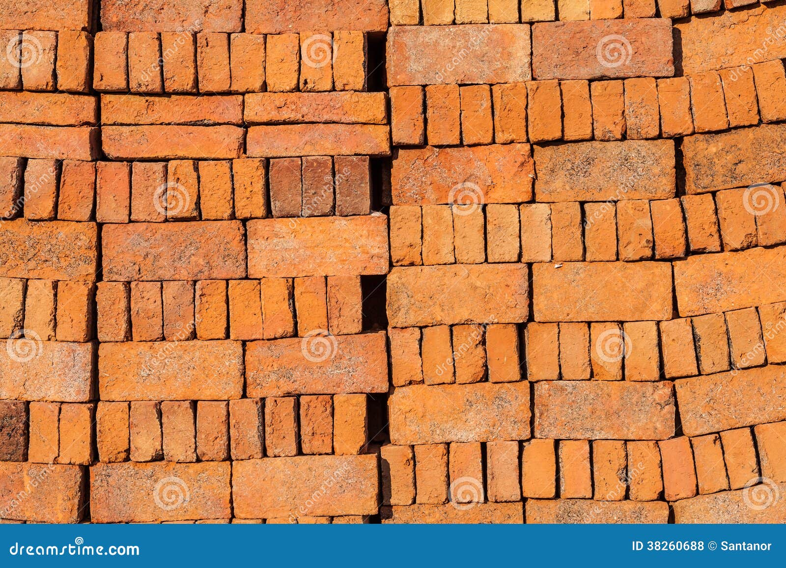 Stacked of bricks stock photo. Image of wall, stow, rectangular - 38260688