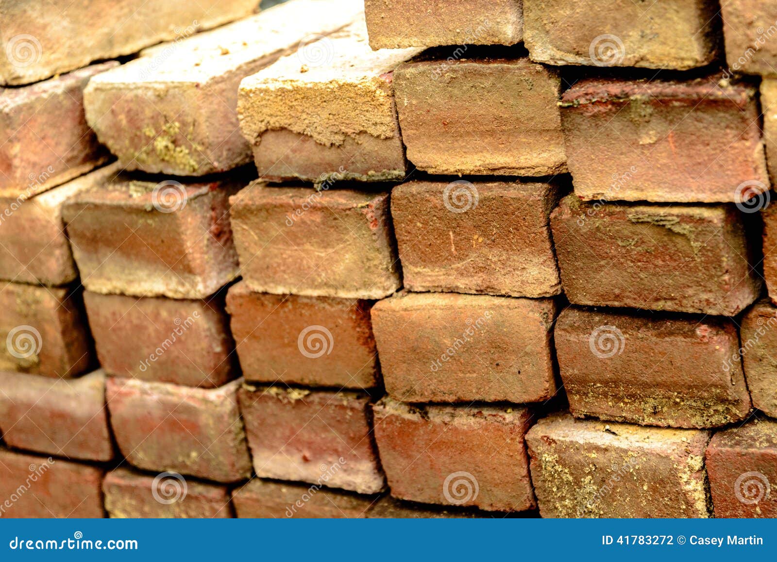 Stacked bricks stock photo. Image of city, stacked, landscape - 41783272