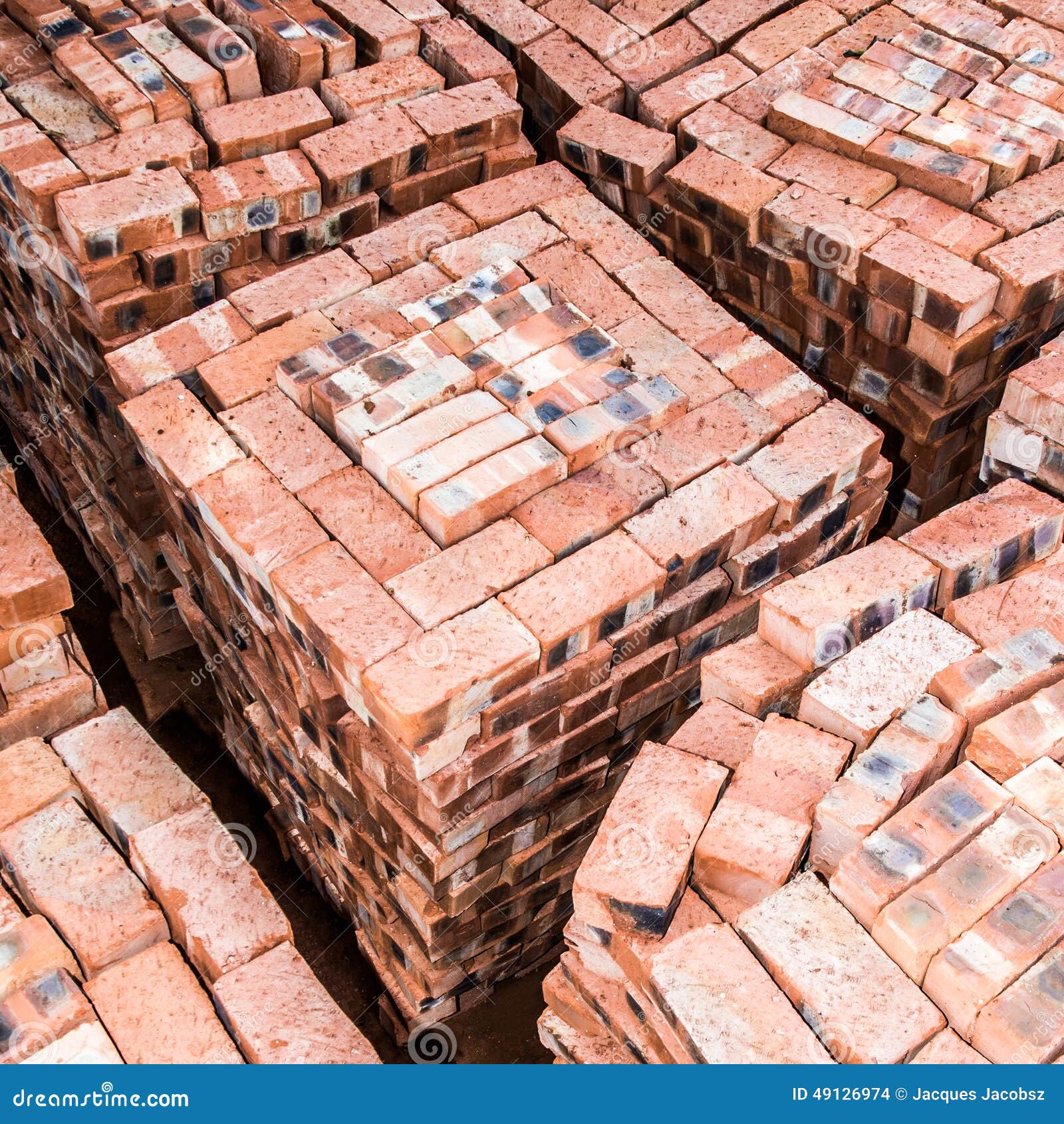 Stacked Bricks stock photo. Image of ownership, estate - 49126974