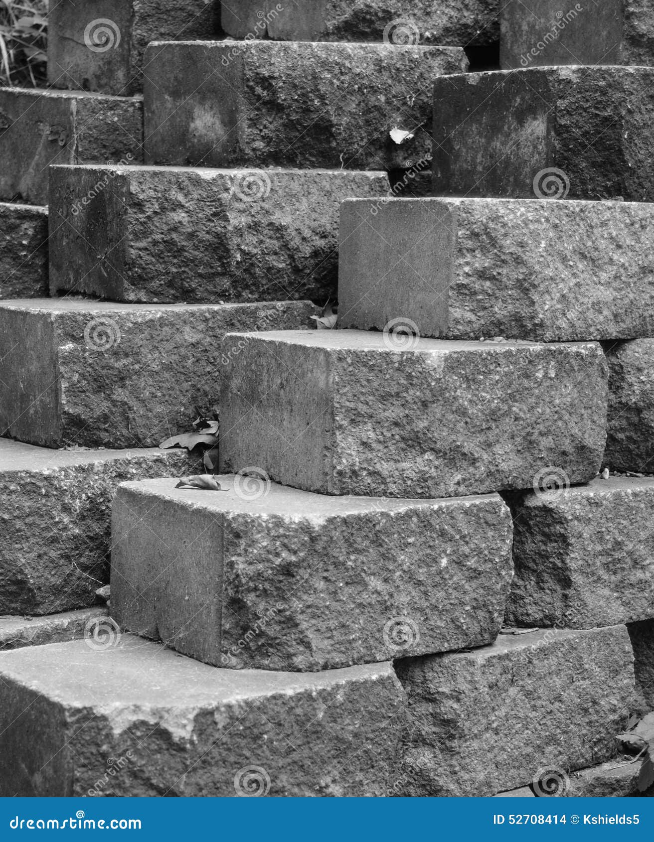 Stacked Bricks stock photo. Image of built, stones, stacked - 52708414