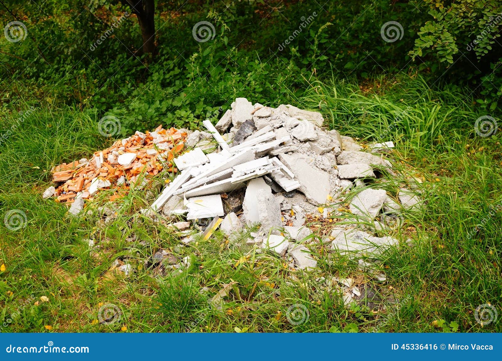 Stacked build waste stock photo. Image of stacked, waste - 45336416