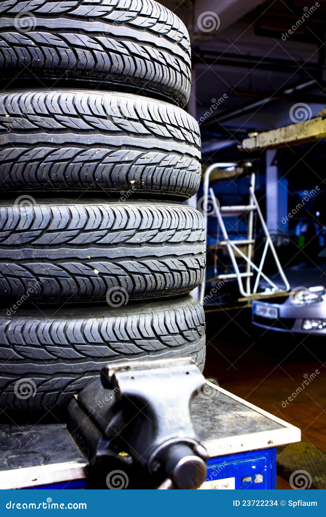 Stacked car tires stock photo. Image of stack, shop, work - 23722234