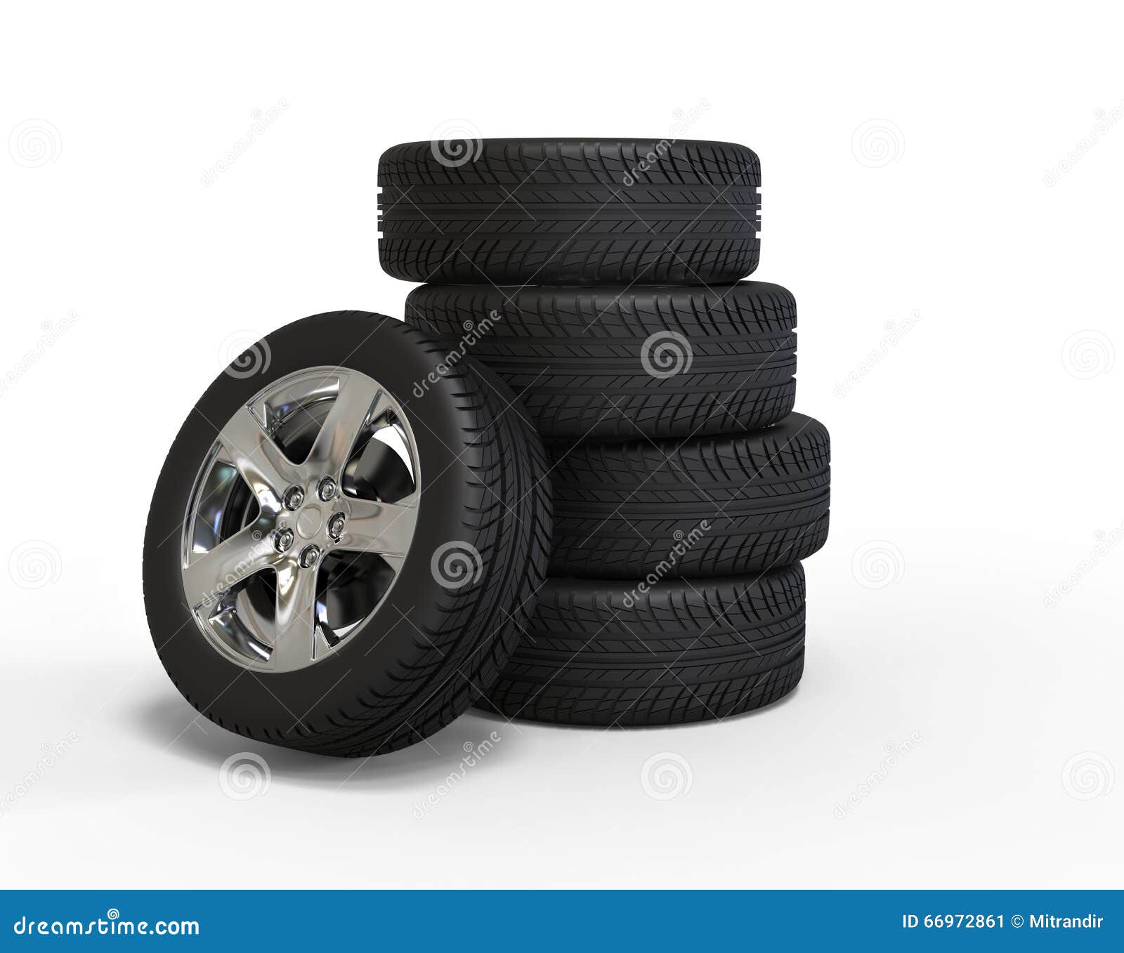 Stacked car wheels stock illustration. Illustration of fast - 66972861
